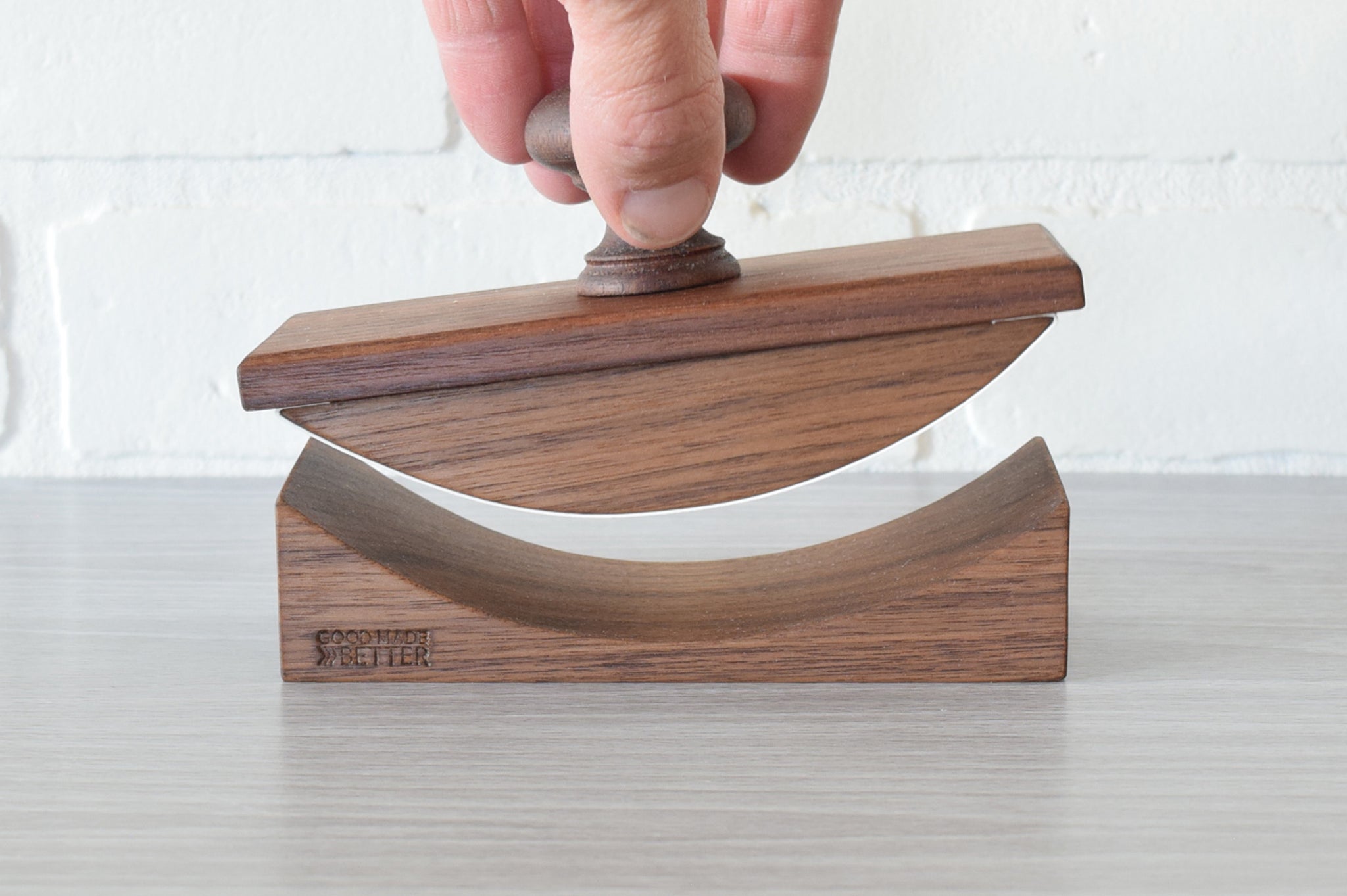 Deluxe Rocker Blotter – Walnut | Good Made Better